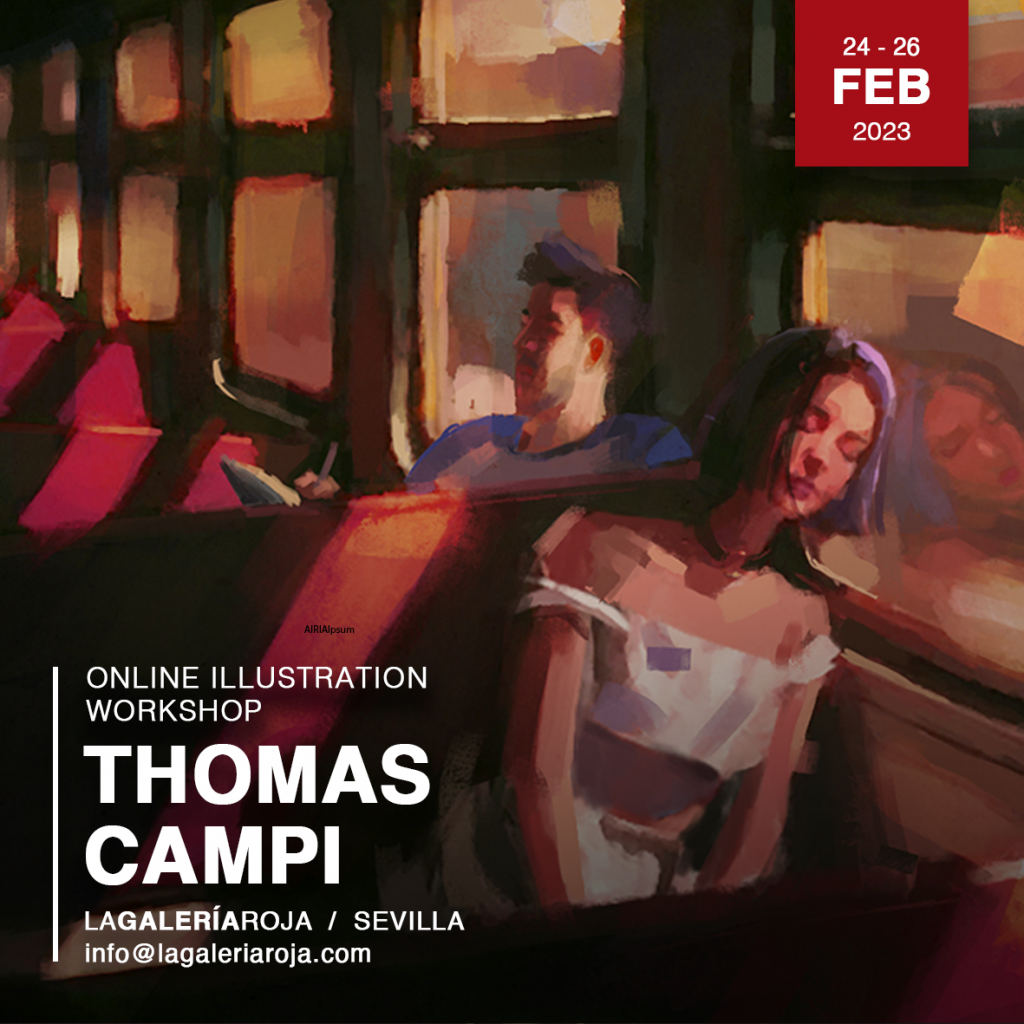La Galería Roja | ONLINE ILLUSTRATION WORKSHOP with Thomas Campi.