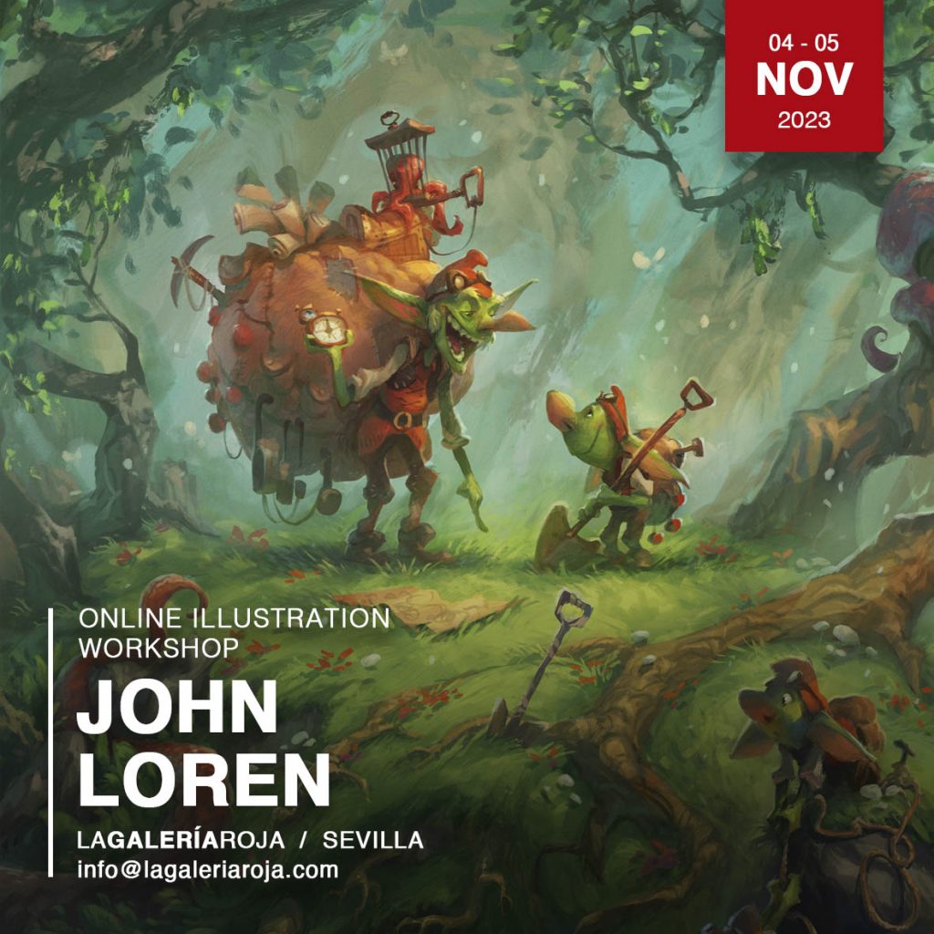 La Galería Roja | ONLINE ILLUSTRATION WORKSHOP with John Loren.