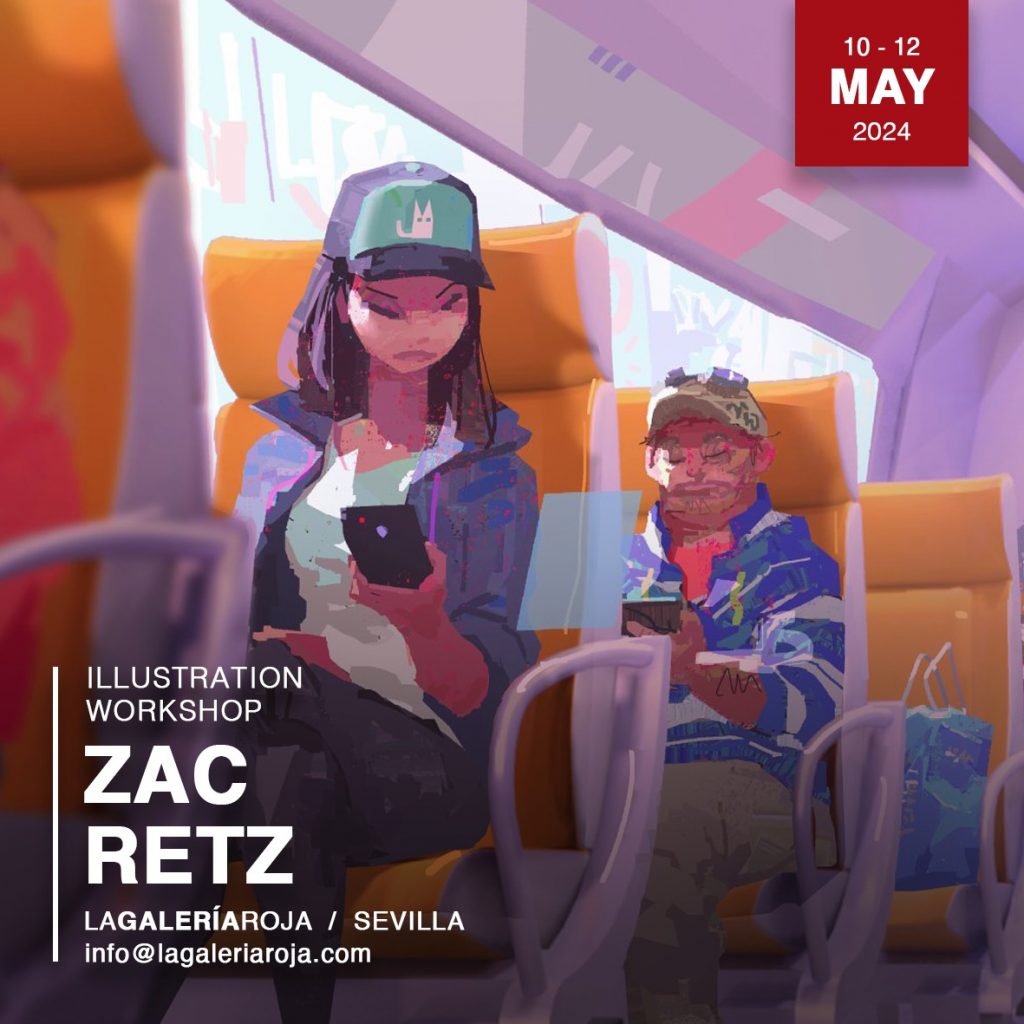 La Galería Roja | WORKSHOP DE ILUSTRACIÓN con Zac Retz.