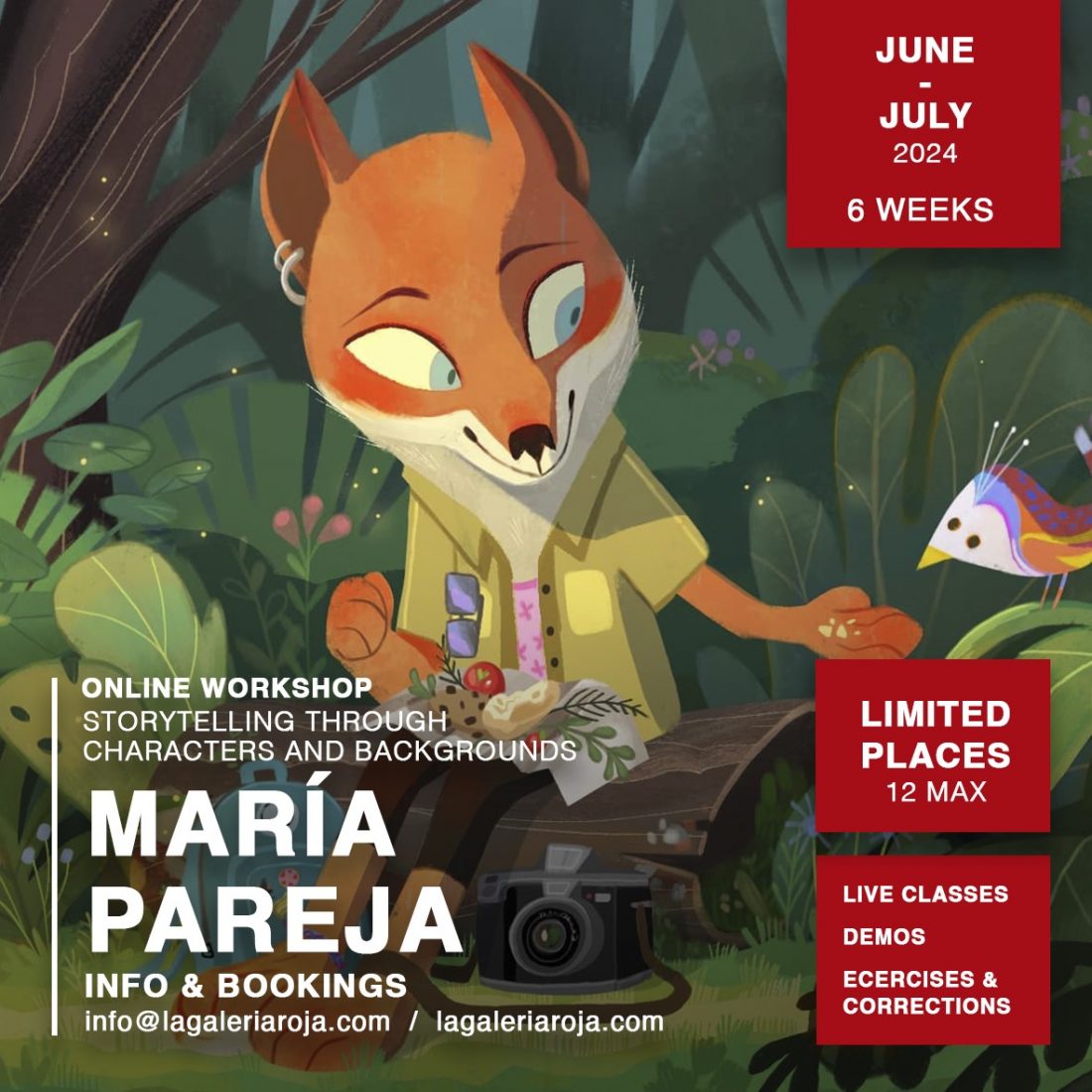 La Galería Roja | ONLINE COURSE: Storytelling through characters and ...