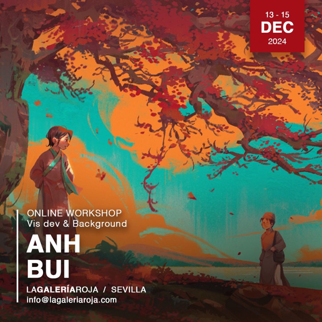 La Galería Roja | ONLINE VIS DEV & BACKGROUND WORKSHOP with Anh Bui.