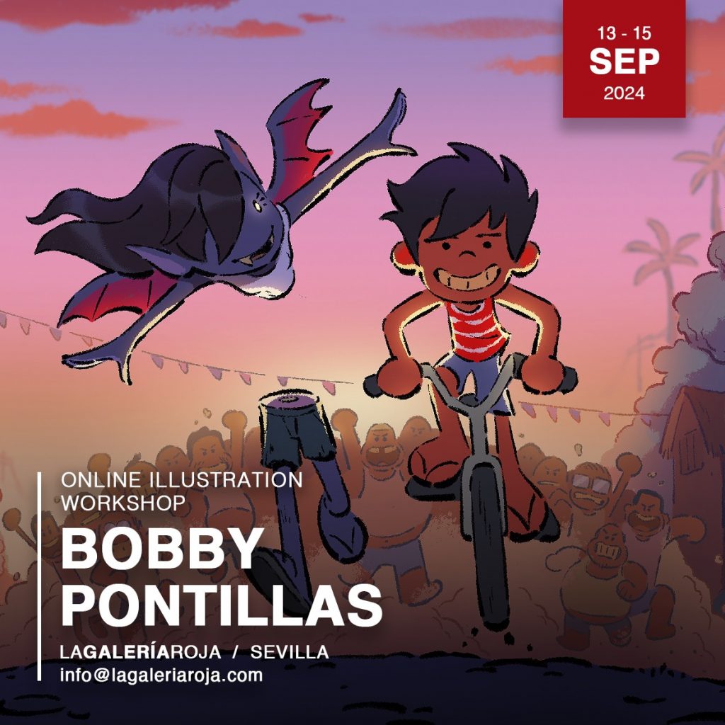 La Galería Roja | ONLINE ILLUSTRATION WORKSHOP with Bobby Pontillas.