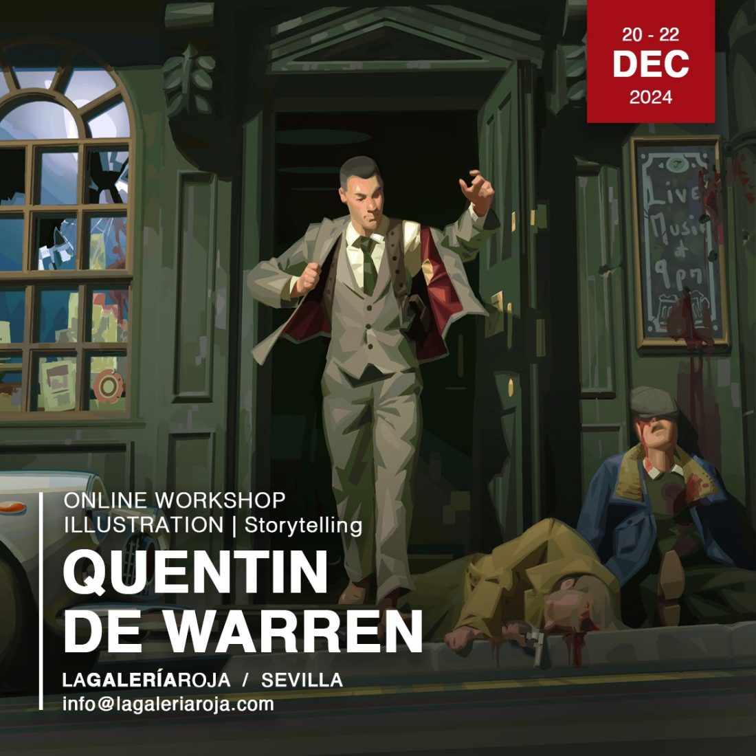 La Galería Roja | ONLINE WORKSHOP //Storytelling// with Quentin de Warren.