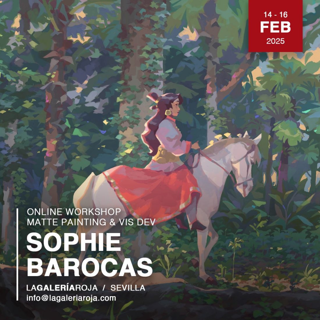 La Galería Roja | ONLINE ILLUSTRATION || Visual Development/ Background ...