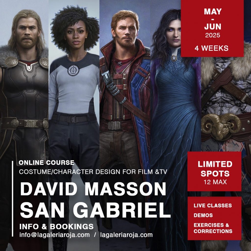 La Galería Roja | ONLINE COURSE: Costume/Character Design for Film and ...